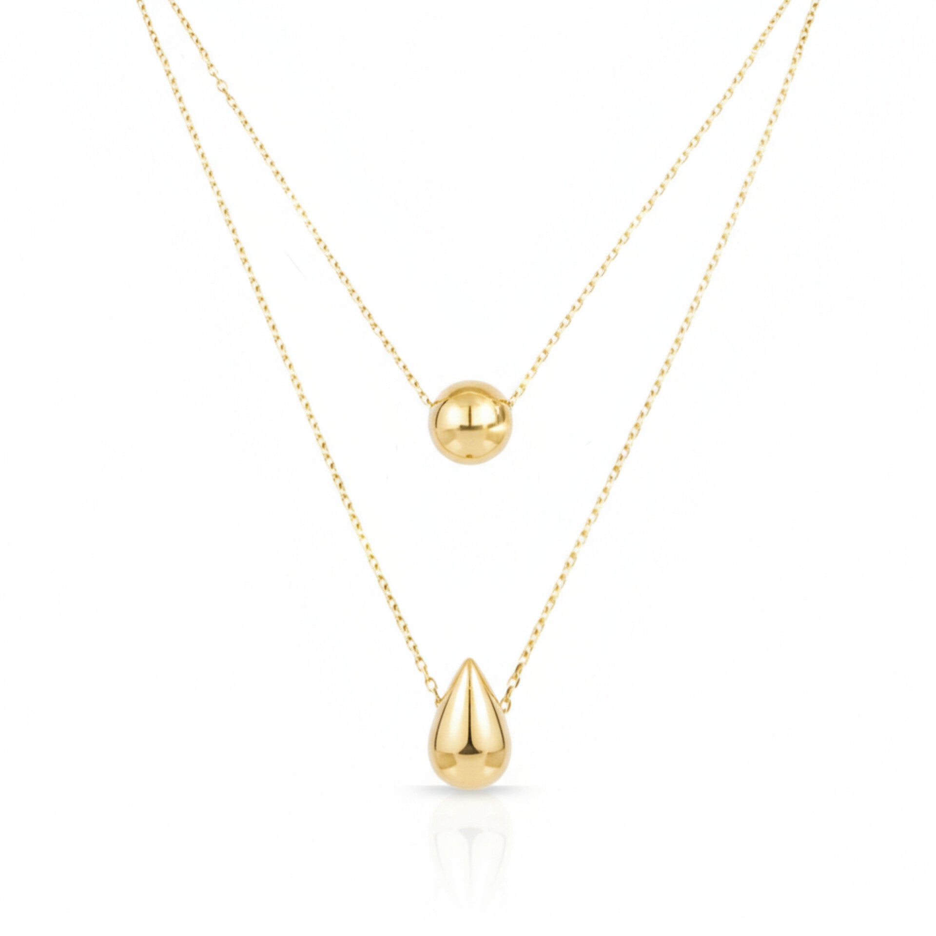Tears of Joy Necklace Gold – Thalia & Co